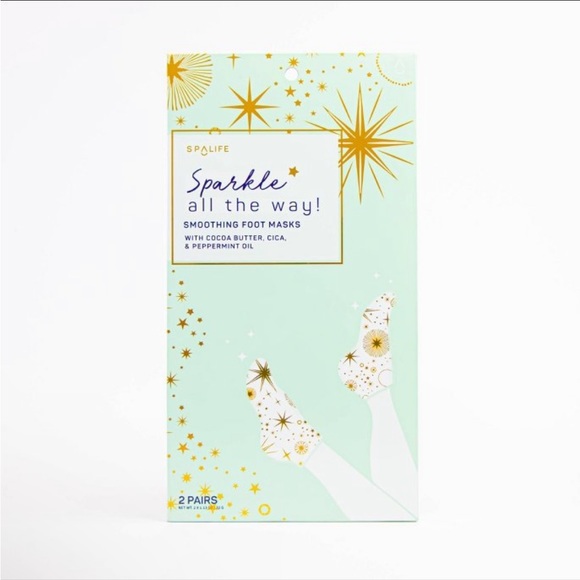 spa life | Bath & Body | Spa Life Smoothing Foot Masks 2 Pairs Cocoa ...